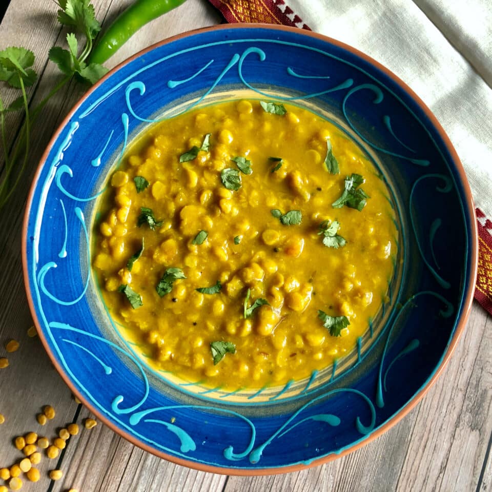 Instant Pot Chana Dal | Split Chickpeas - Culinary Shades