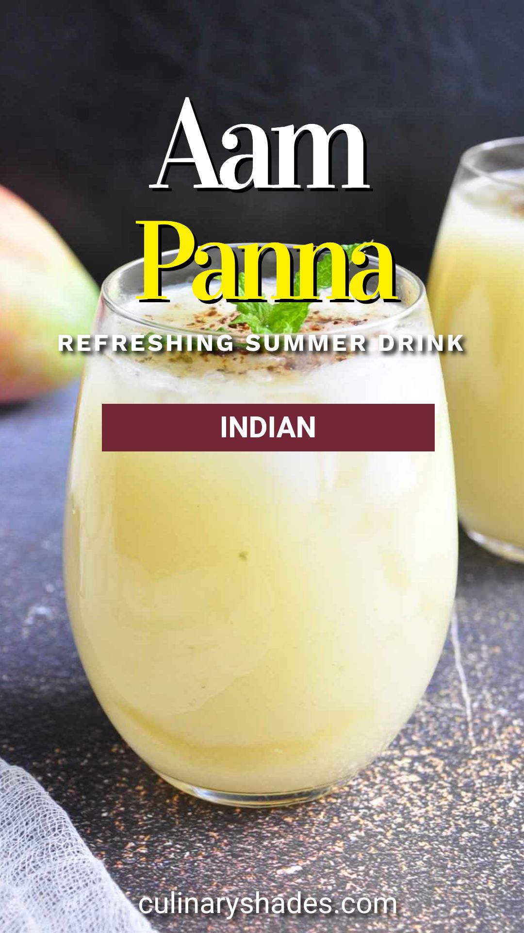 Instant Pot Green Mango Drink (Aam Panna) - Culinary Shades