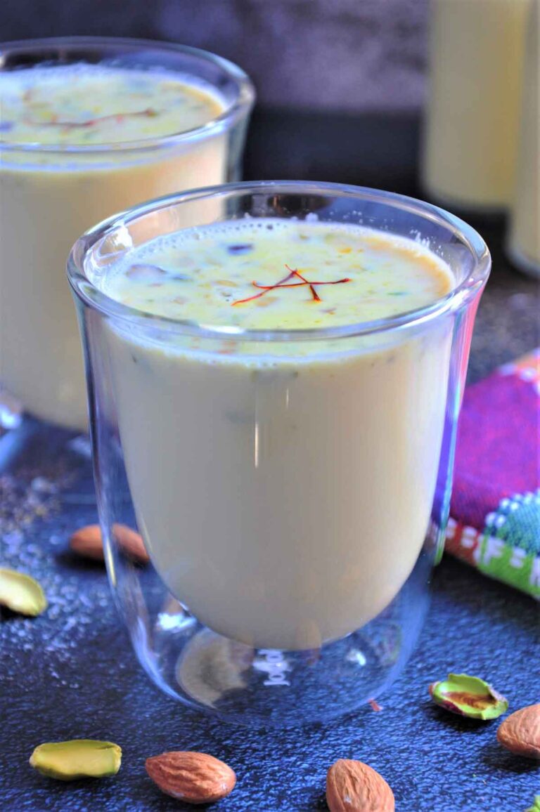 Badam Milk - Indian Spiced Almond Milk - Culinary Shades