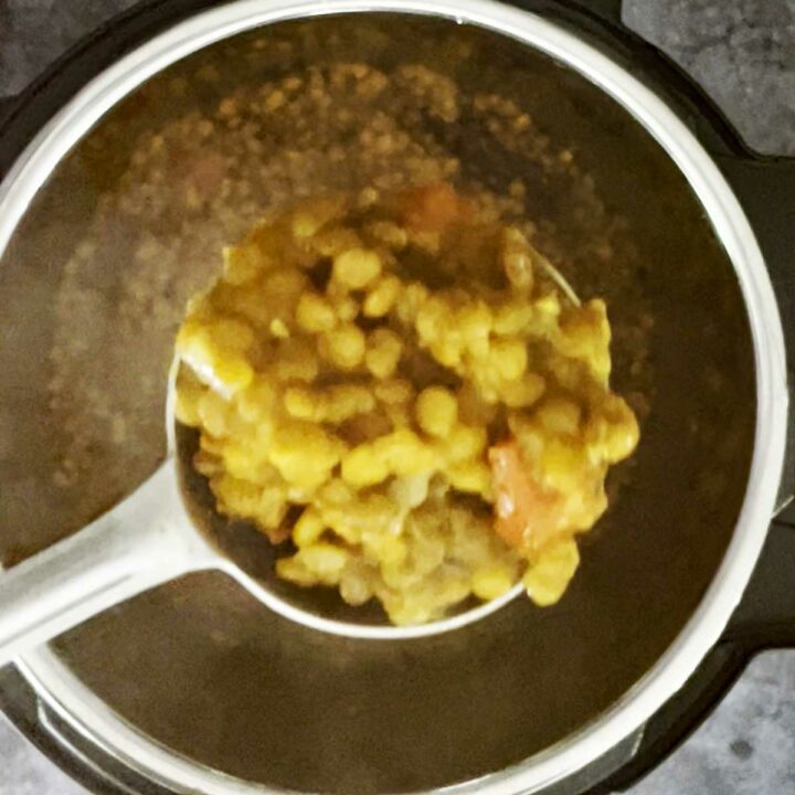 Instant Pot Whole Masoor Dal - Culinary Shades