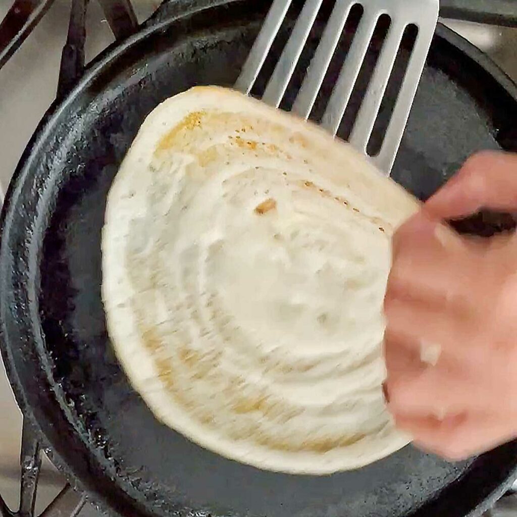Dosa On Cast Iron Pan - Culinary Shades
