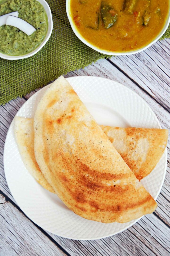 Dosa On Cast Iron Pan - Culinary Shades