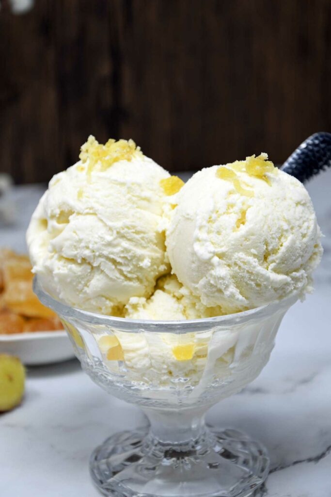 Ginger Ice Cream - Culinary Shades