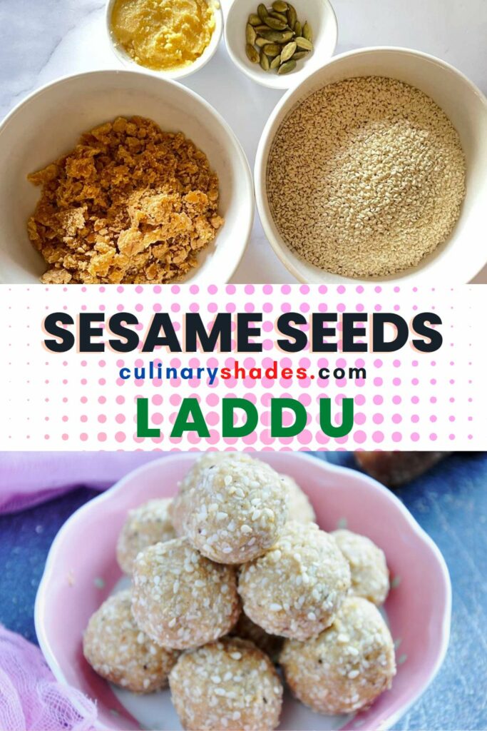 Sesame Seeds Laddu - Culinary Shades