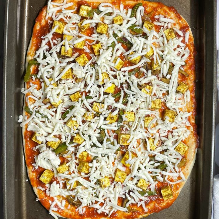 Paneer Pizza - Culinary Shades