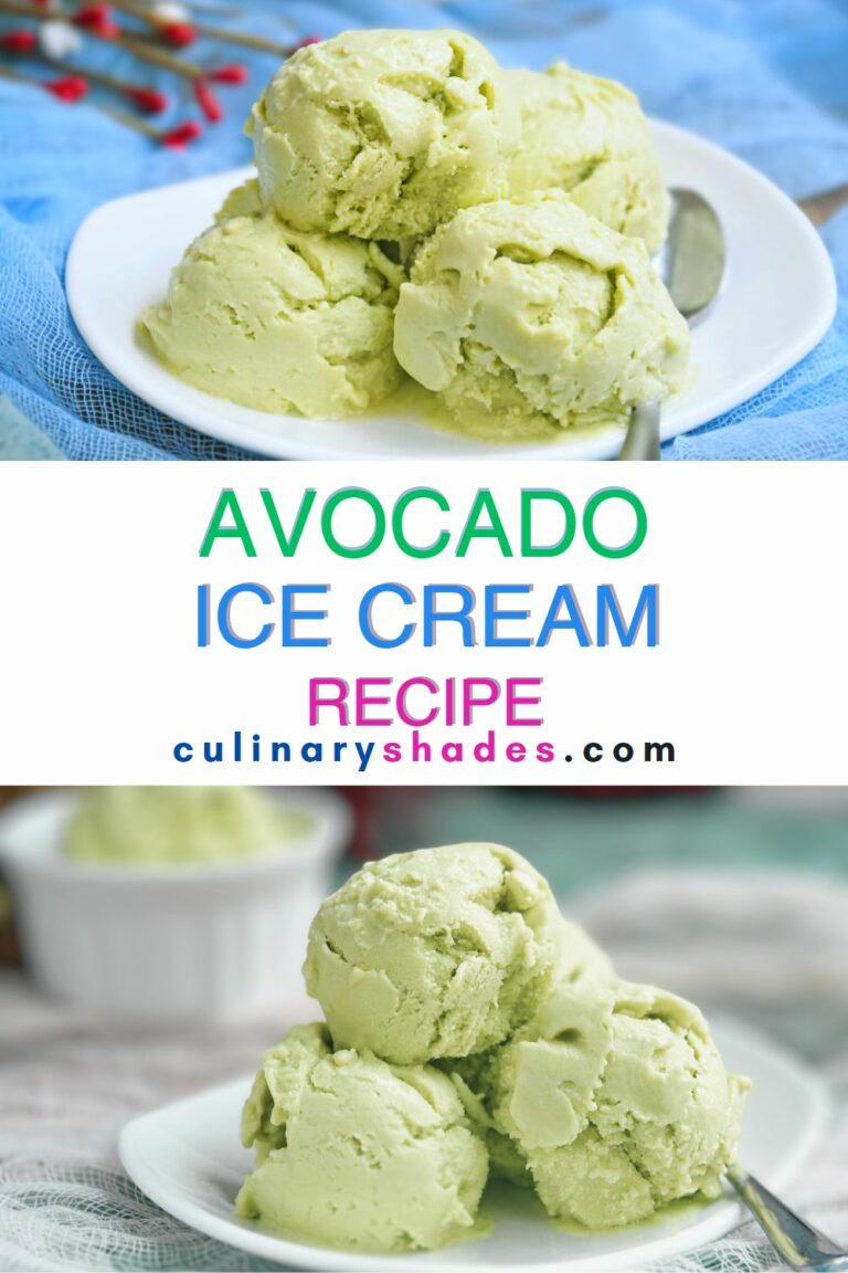 Avocado Ice Cream - Culinary Shades